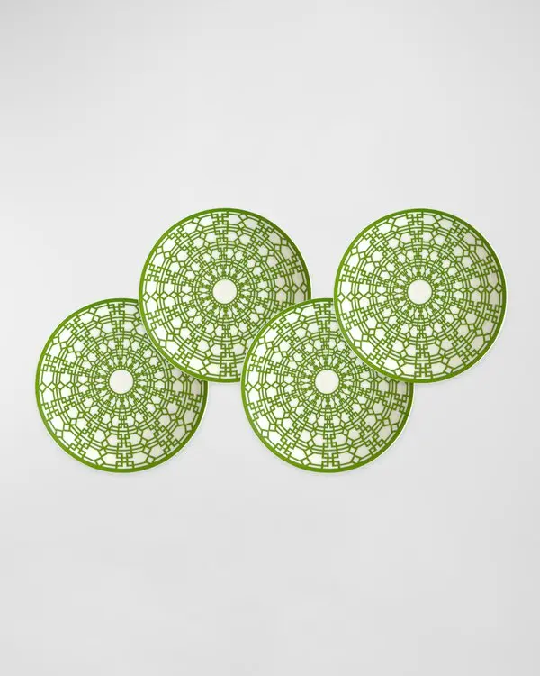 CASKATA Newport Garden Gate Canape Plates, Set Of 4 - No Color