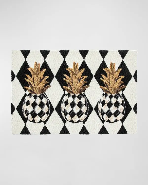 MACKENZIE-CHILDS Pineapple Rug, 2' X 3