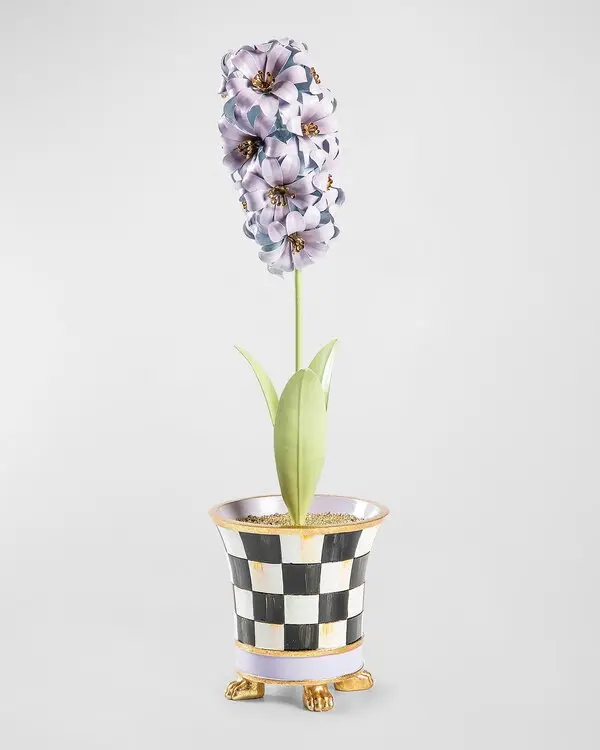 MACKENZIE-CHILDS Botany Potted Hyacinth Flower