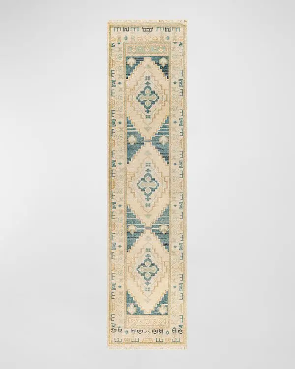 SURYA RUGS Anadolu Hand-knotted Runner, 2' X 10