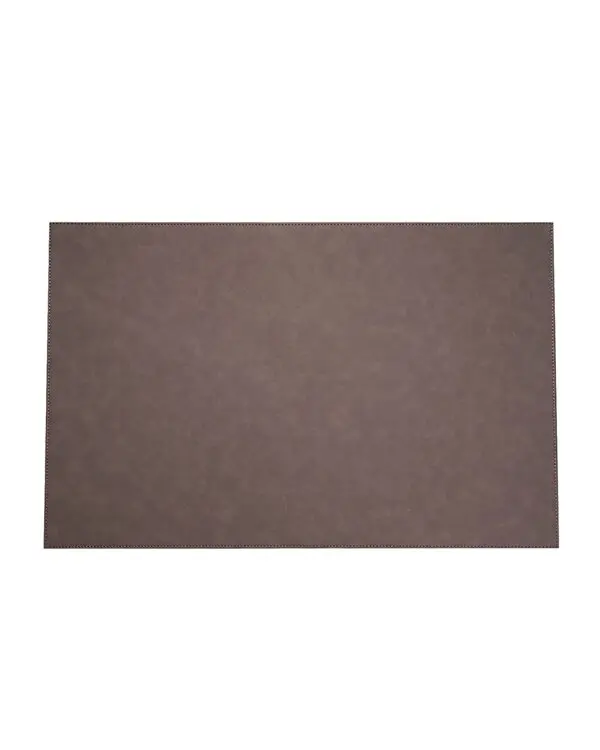 BEY-BERK Dion Leather Desk Pad, Grey