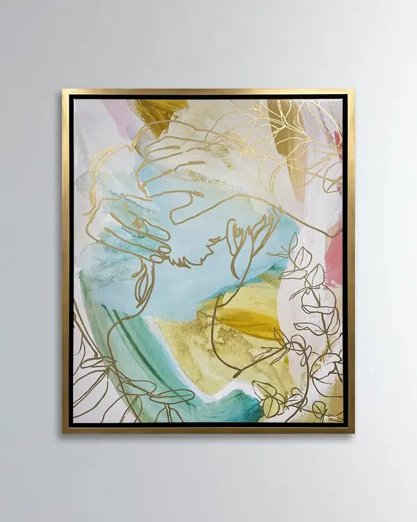 THE OLIVER GAL ARTIST CO. Head Is A Jungle Giclee - Green/gold