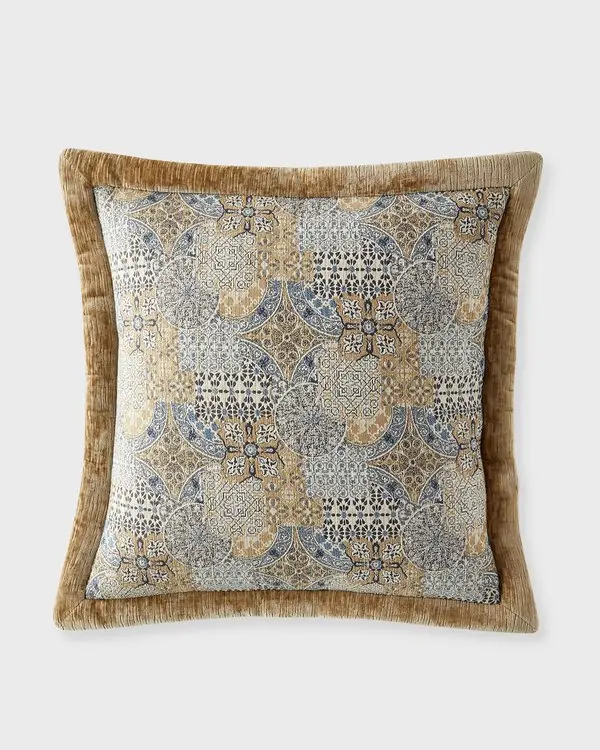AUSTIN HORN COLLECTION Mesa Velvet Euro Sham