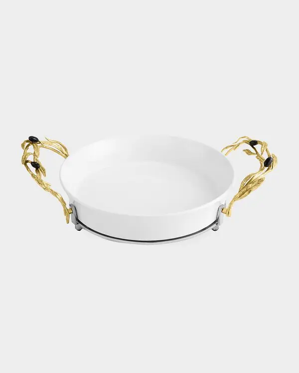 Michael Aram Olive Branch Pie Dish