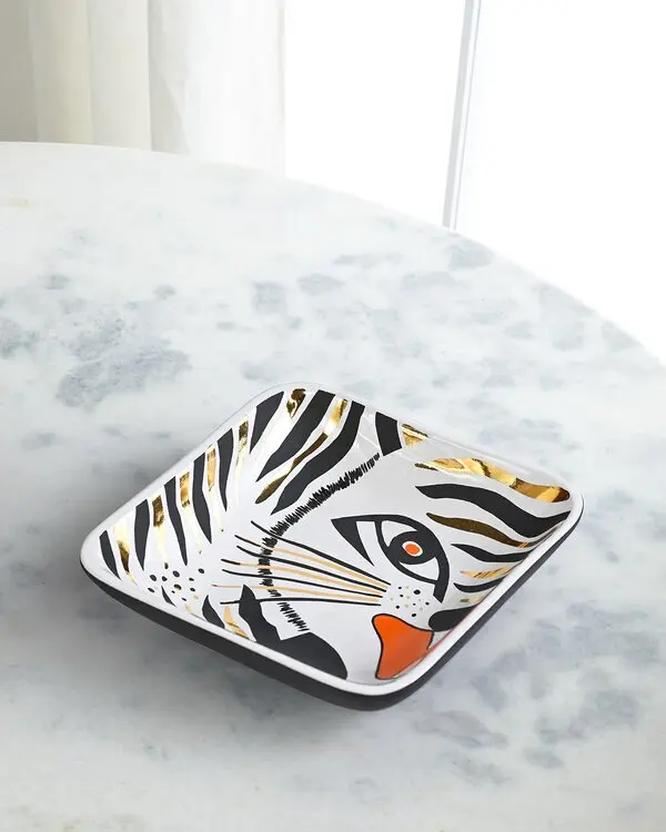 WAYLANDE GREGORY Tiger Face Tray
