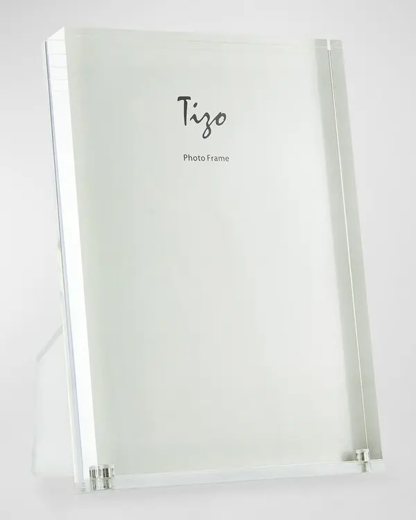 TIZO Lucite Easel Back Frame, 5" X 7 - Clear