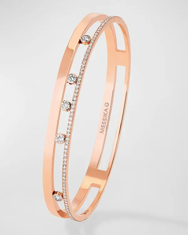 Messika Move Romane Diamond Bracelet - Rose Gold