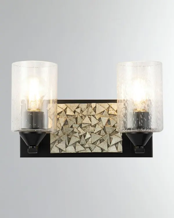 LUCAS + MCKEARN Bocage 2-light Bath Vanity Light - Black