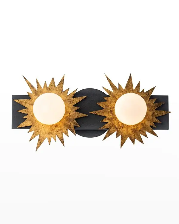 LUCAS + MCKEARN Soleil 2-light Bath Vanity Light