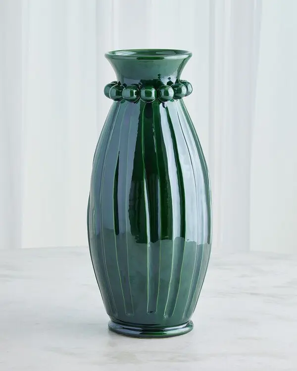 GLOBAL VIEWS Tall Pearl Vase