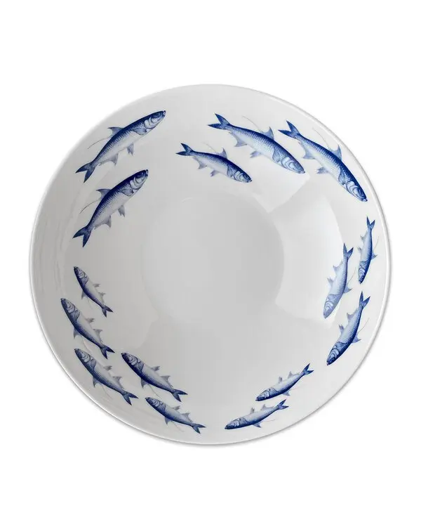 CASKATA School Of Fish Wide Serving Bowl, 11.5