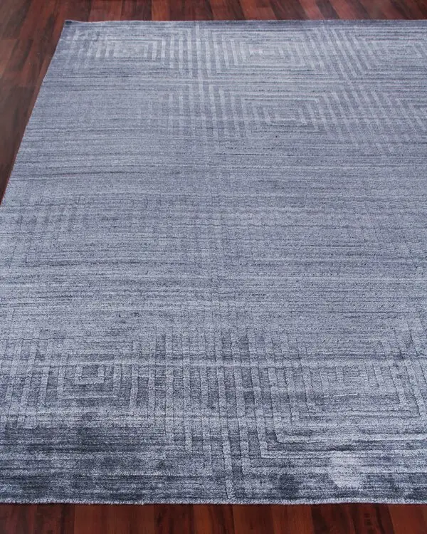 EXQUISITE RUGS Portlyn Hand-loomed Rug, 8' X 10 - Blue