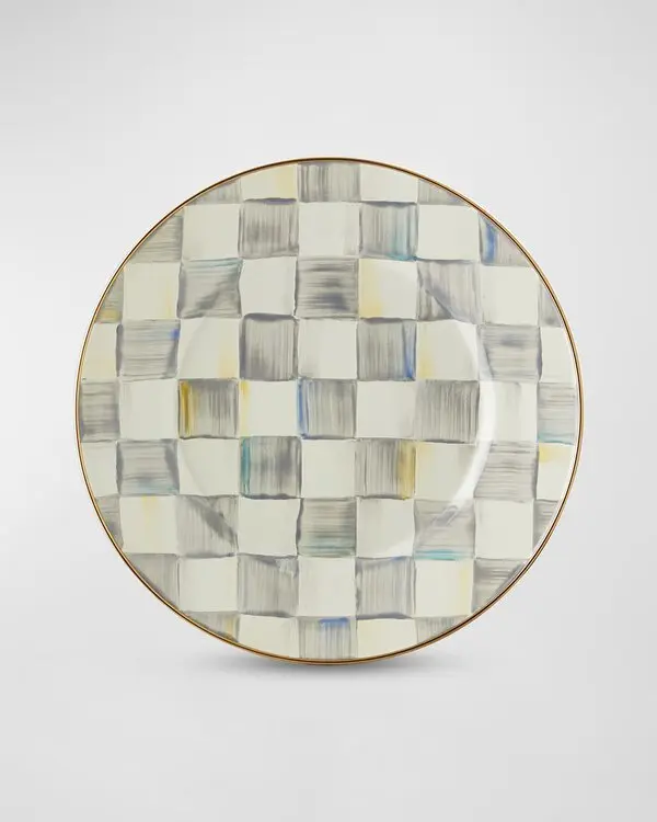 MACKENZIE-CHILDS Sterling Check Dinner Plate - One-color