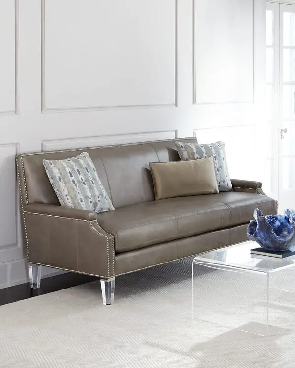 MASSOUD Lucine Leather Sofa 82