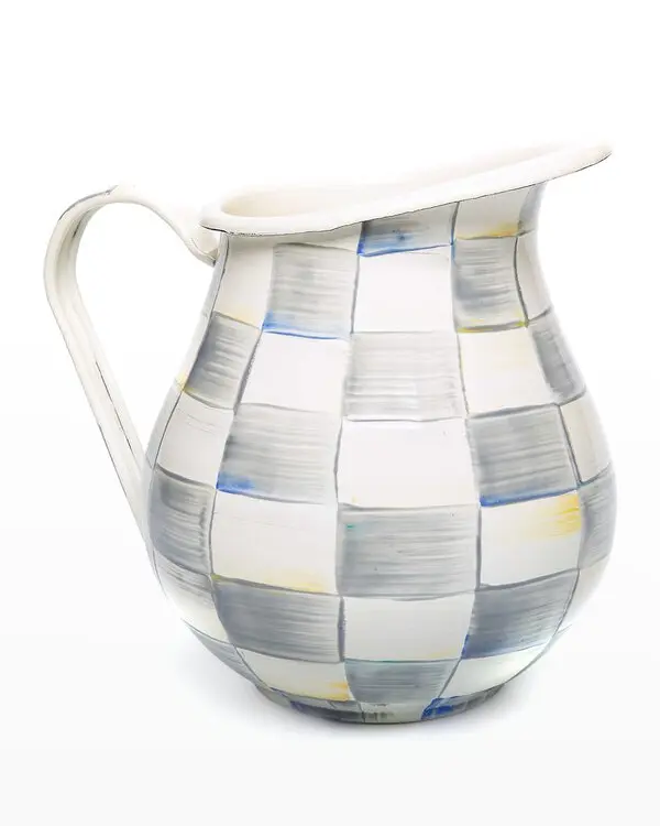 MACKENZIE-CHILDS Sterling Check Pitcher 3 Qt - One-color