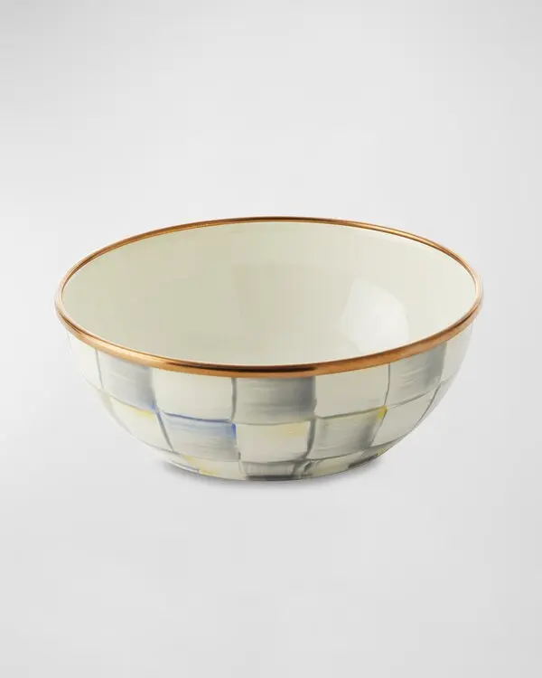 MACKENZIE-CHILDS Sterling Check Everyday Bowl