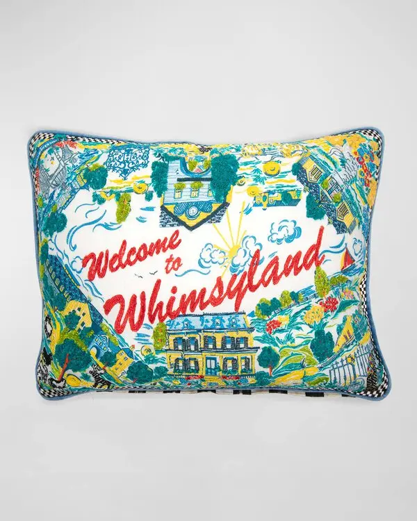 MACKENZIE-CHILDS Whimsyland Pillow