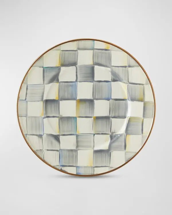 MACKENZIE-CHILDS Sterling Check Salad Plate - One-color