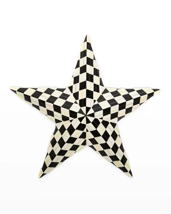MACKENZIE-CHILDS Courtly Check Barn Star