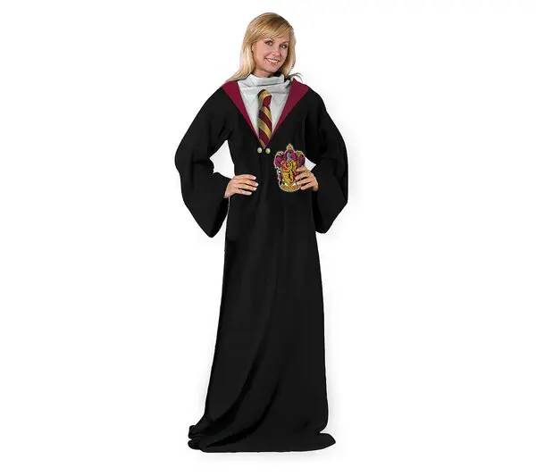 THENORTHWEST The Northwest Harry Potter Hogwarts Adult Comfy Sleeved Throw