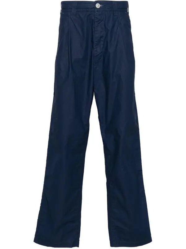 Stone Island Logo-print Trousers - Blue