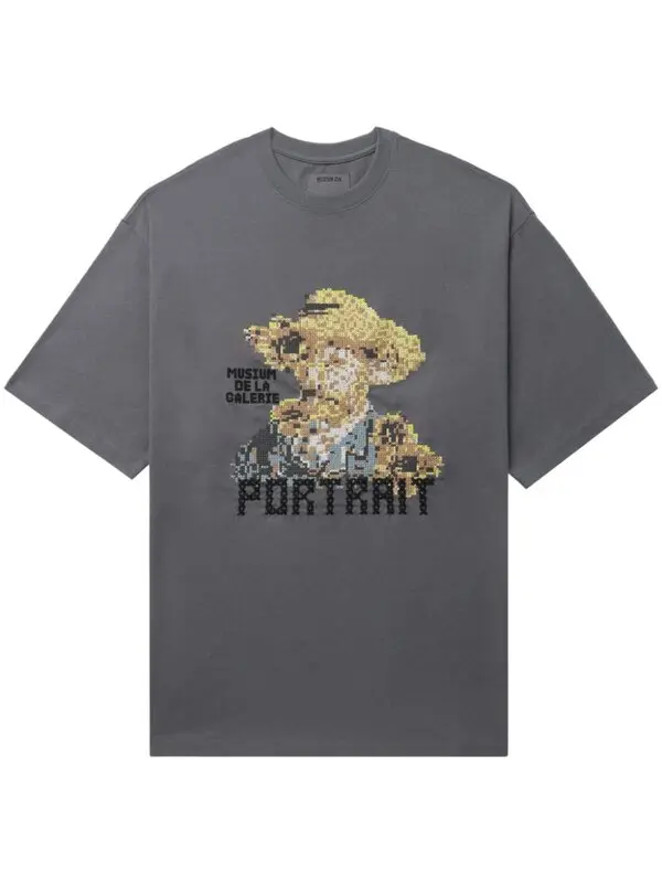 MUSIUM DIV. Van Gogh-print Short-sleeve T-shirt