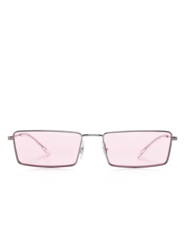 Ray-ban Rectangle-frame Sunglasses - Silver