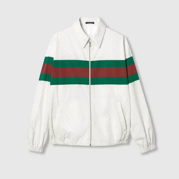 Gucci Gg Print Cotton Jacket