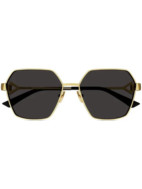 Bottega Veneta Geometric Frame Sunglasses
