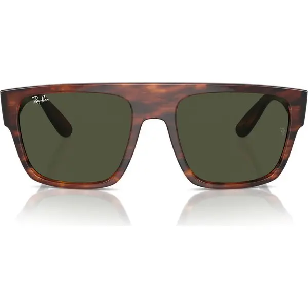 Ray-ban 57mm Square Sunglasses - Striped Hava