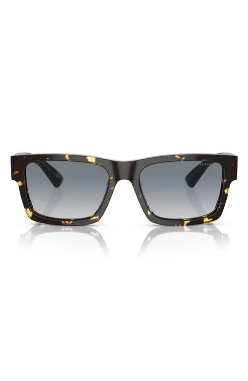 Prada 53mm Rectangular Sunglasses