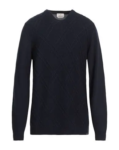 BROOKSFIELD Knitted Crewneck Sweater - Blue