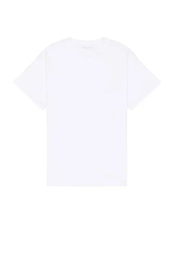 John Elliott Cropped Campus Pocket Tee