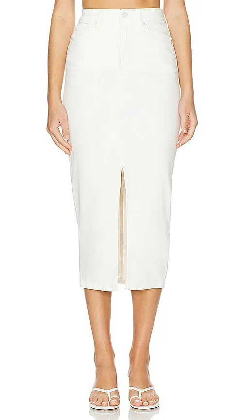 Good American Slit Front Midi Skirt