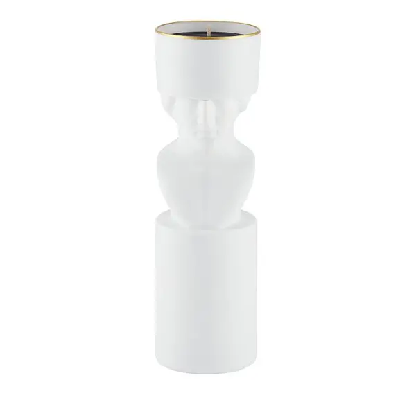GINORI 1735 Lcdc Il Letterato Candle Holder - White