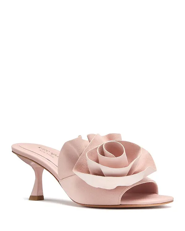 Kate Spade New York Flourish Embellished High Heel Sandals - Mochi Pink