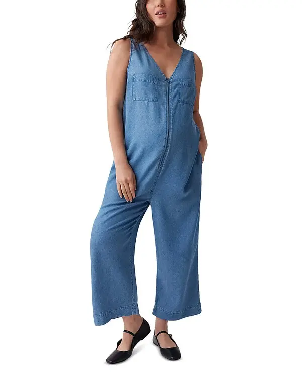 Ingrid & Isabel Maternity Cropped Jumpsuit