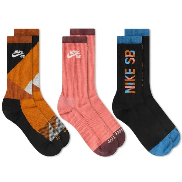 Nike 3-pack Socks - Multi | Editorialist