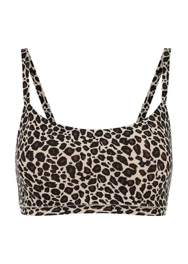 Chantelle Soft Stretch -print Padded Soft-cup Bra - Leopard
