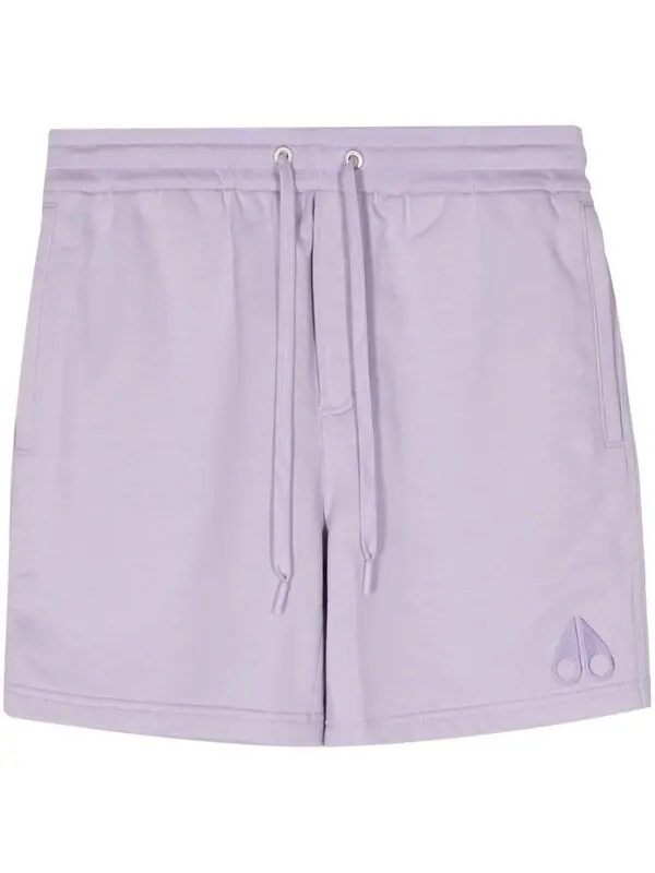 Moose Knuckles Logo-embroidered Cotton Track Shorts