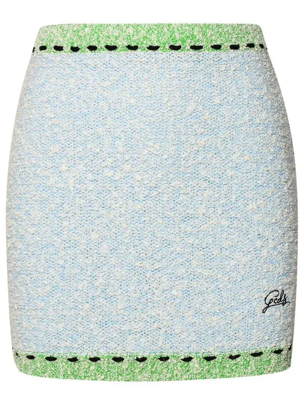 Gcds Light Cotton Blend Miniskirt