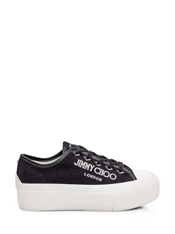 Buy JIMMY CHOO Palma Maxi/f Sneaker - Black At 33% Off | Editorialist