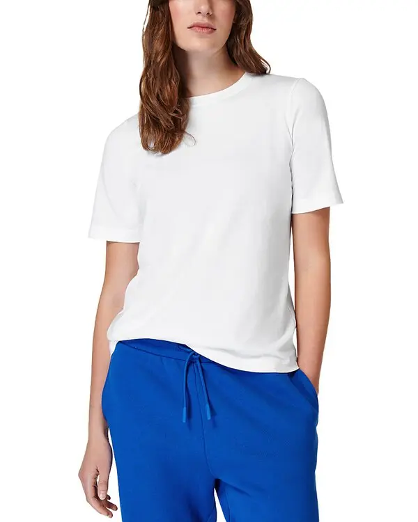 Sweaty Betty Essential Crewneck Tee - White
