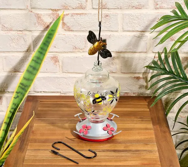 TEMP-TATIONS Outdoors Garden Hummingbirdfeeder