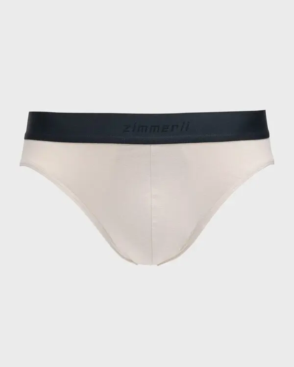 Zimmerli Stretch Modal Briefs - Almond Latte | Editorialist
