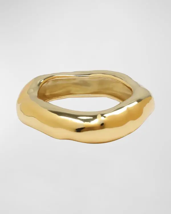Alexis Bittar Molten Wide Bangle - Gold