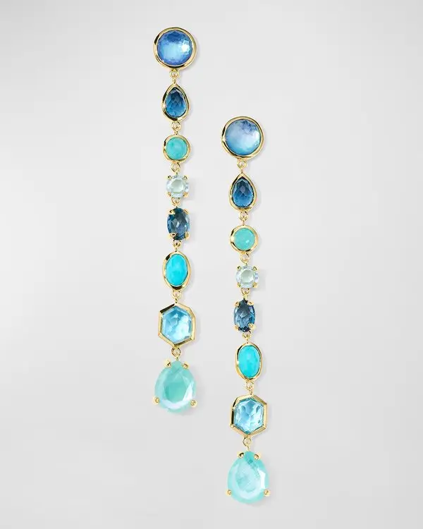 Ippolita 18k Rock Candy Linear Drop Earrings - Waterfall