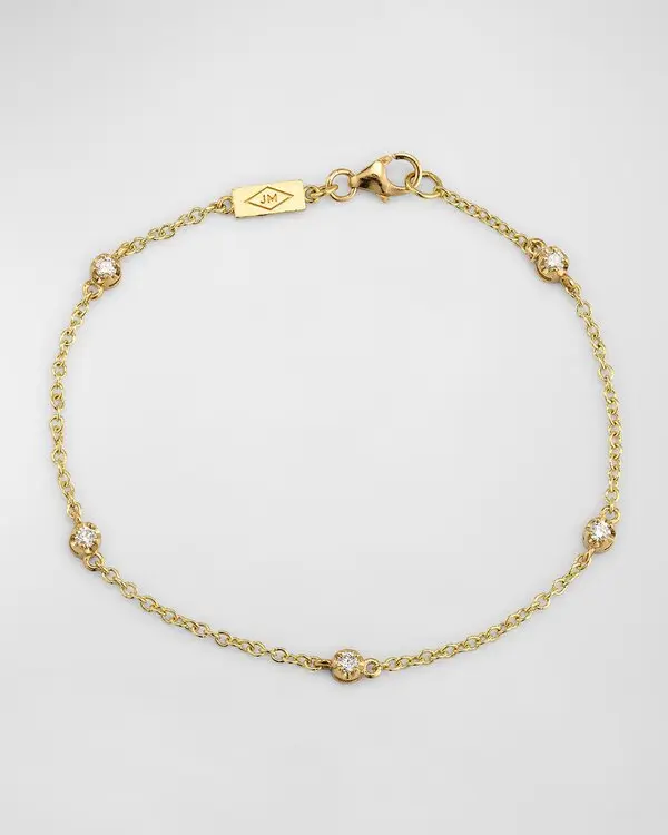 JENNIFER MEYER 5 Illusion-set Diamond Bracelet
