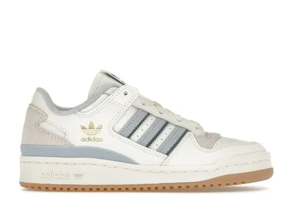 Adidas Forum Low Cl Sneakers - Cloud White/wonder Blue/cream White
