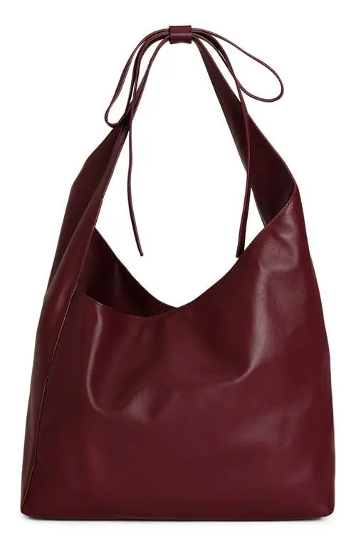 REFORMATION Vittoria Leather Tote - Cremisi